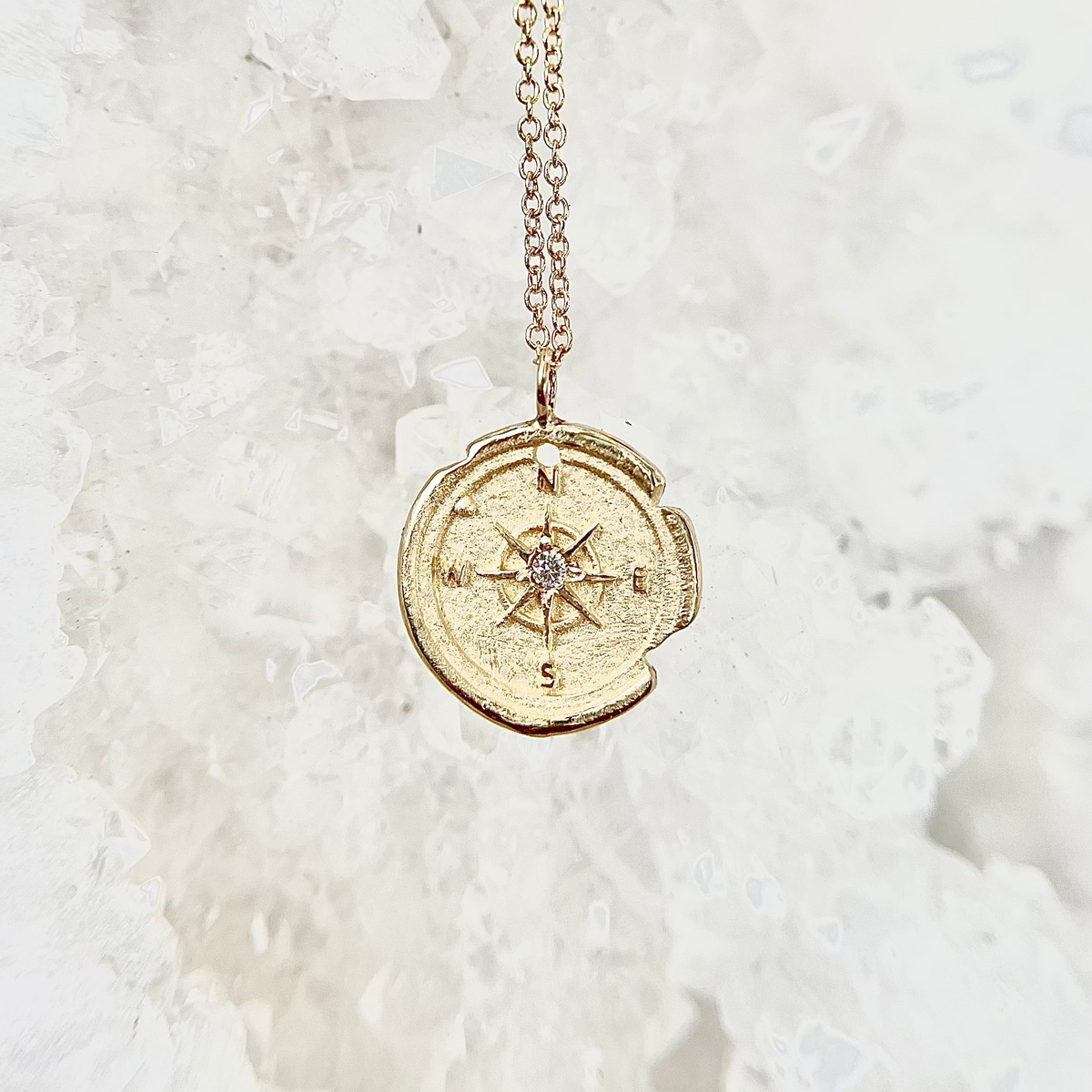 Small Compass Necklace – Robin Haley Jewelry