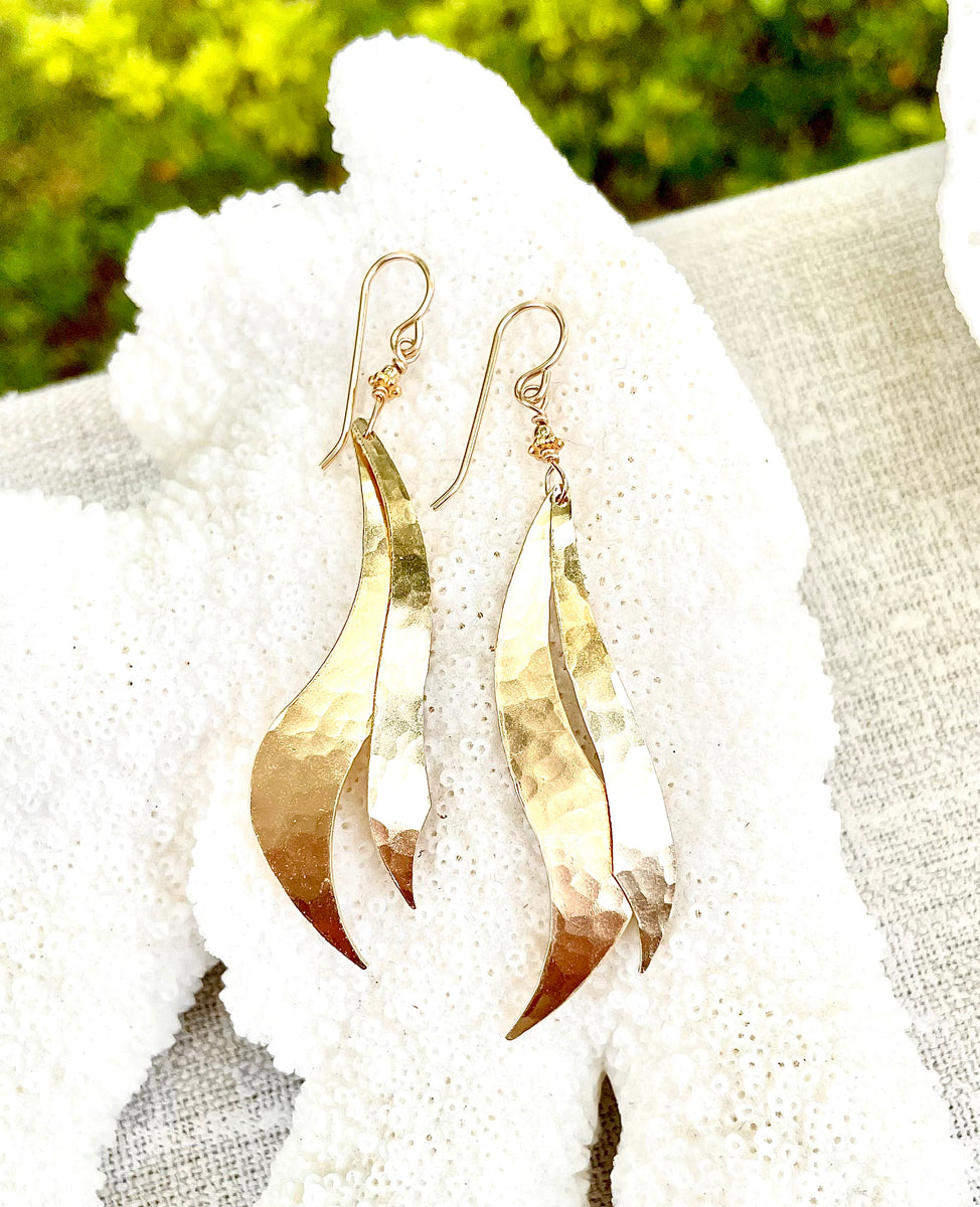 Hammered Double Swirl – Robin Haley Jewelry